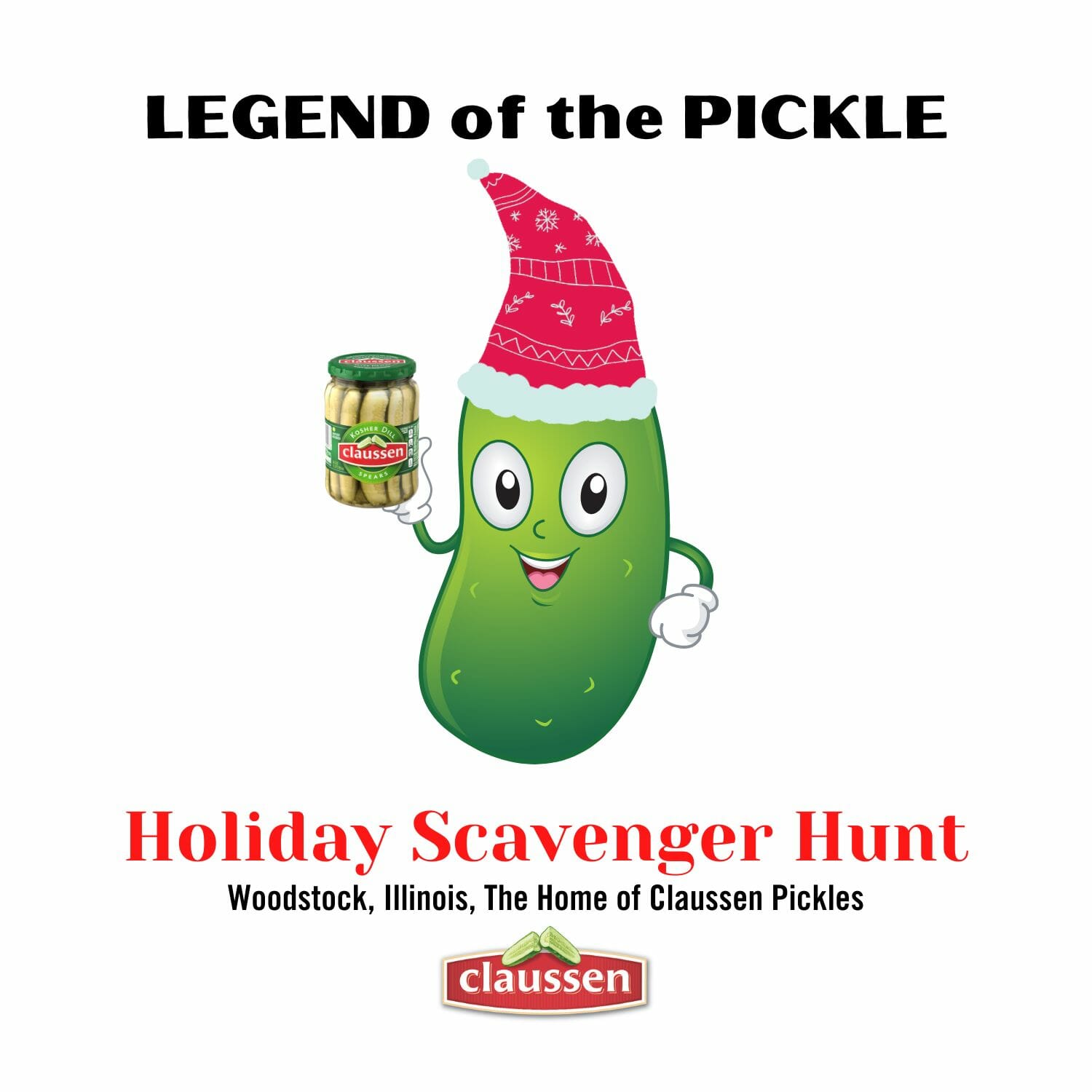 Legend of the Pickle Holiday Scavenger Hunt - Woodstock Area Chamber of ...